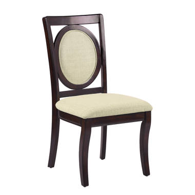 eckard upholstered side chair in brown